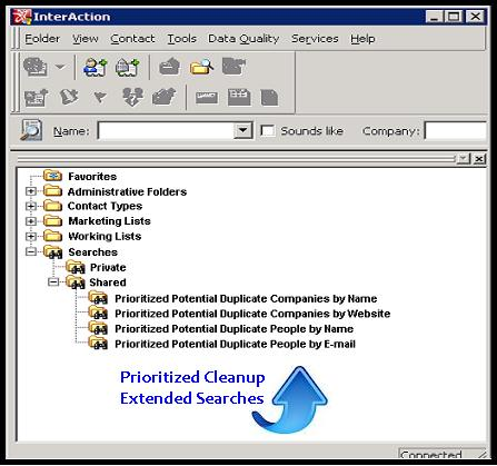 InterAction® Prioritized Data Management Queries
