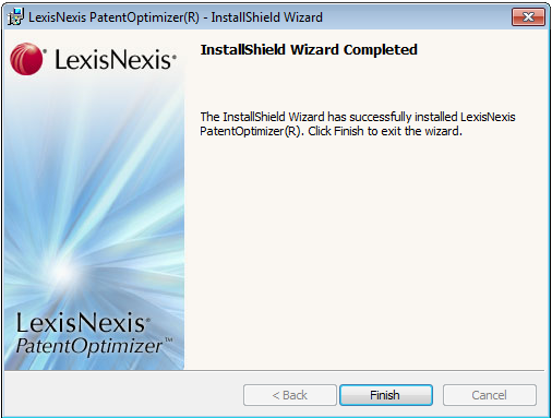 Installing LexisNexis PatentOptimizer